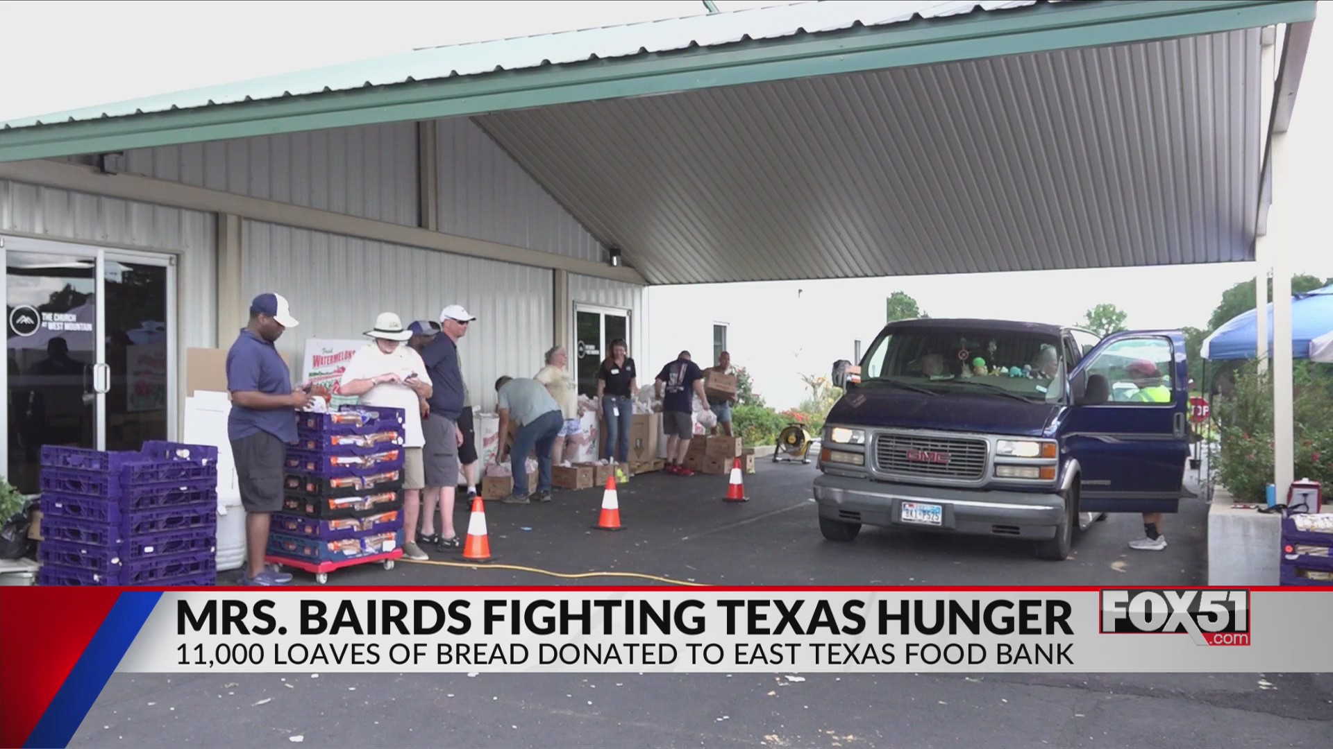 Mrs. Baird's donates 11K loaves of bread to East Texas Food Bank