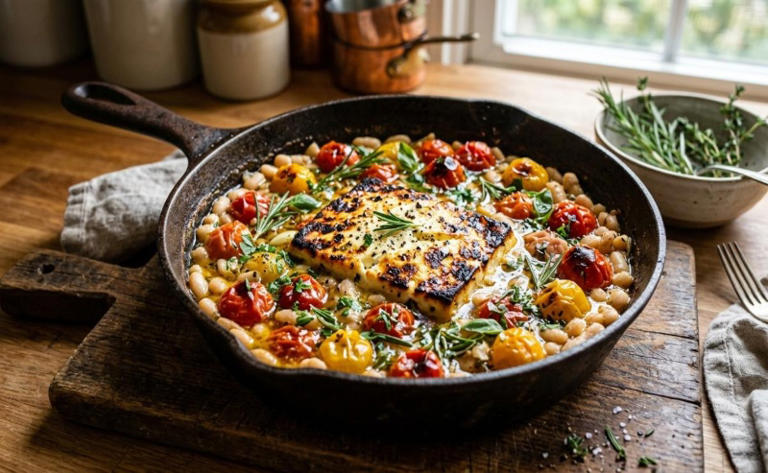 The baked feta dinner everyone is making right now: Creamy white beans ...