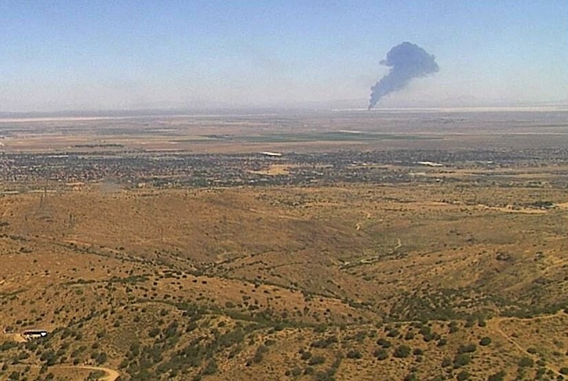 B-52 bomber crashes in California desert ‘shortly after take off’