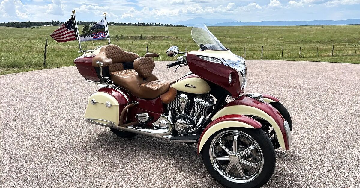 2016 Indian Roadmaster Tiliting Trike Conversion and Trailer For Sale