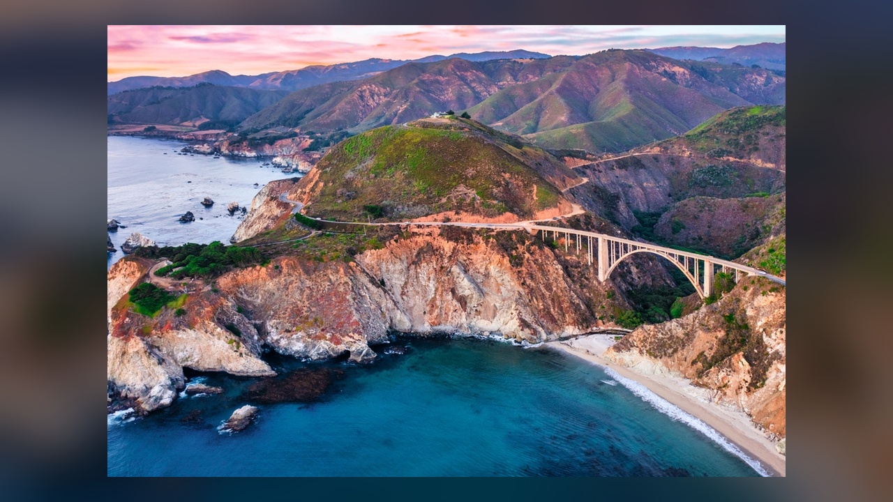 Big Sur has purple sand, a waterfall on the beach, and an 1889 ...