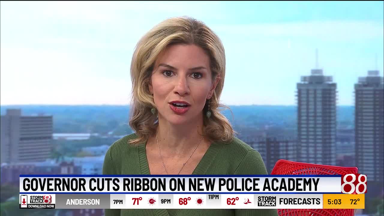 Braun cuts ribbon on new police academy