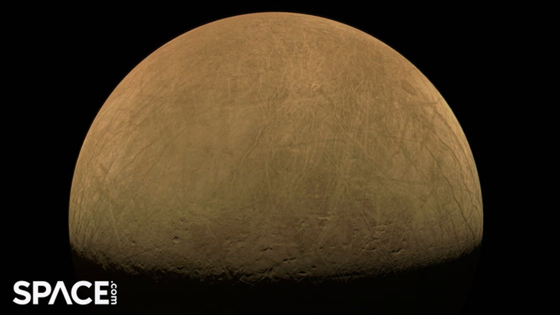 Jupiter's moon Europa captured by Juno spacecraft in close flyby