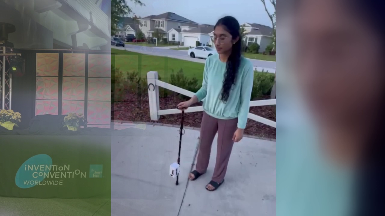 Hillsborough County teen creates AI-powered cane for visually impaired