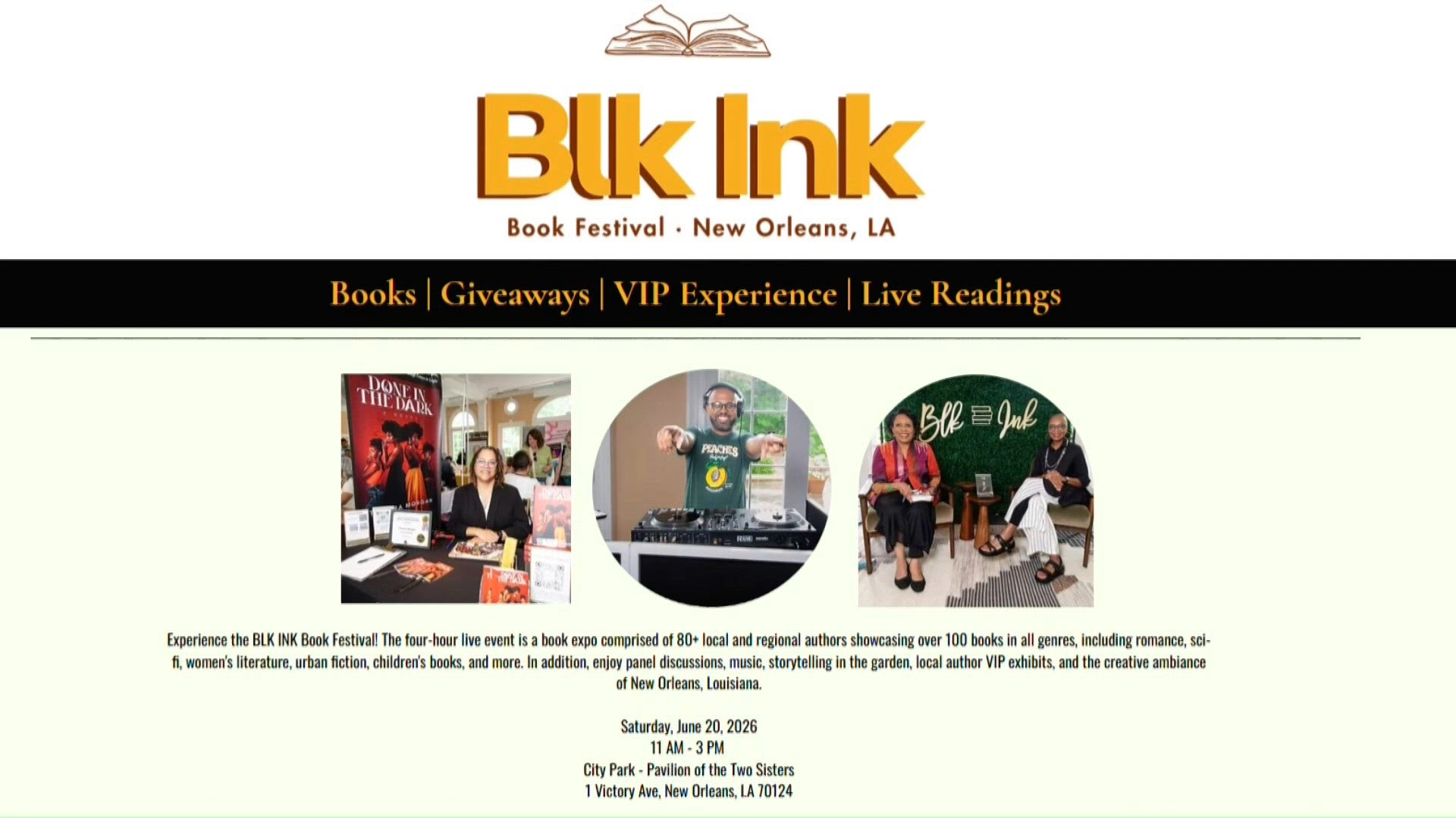 Blk Ink Book Festival coming to New Orleans