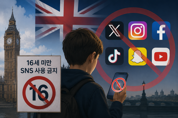 영국, 16세 미만 SNS 금지 추진… "부모 83% 찬성"