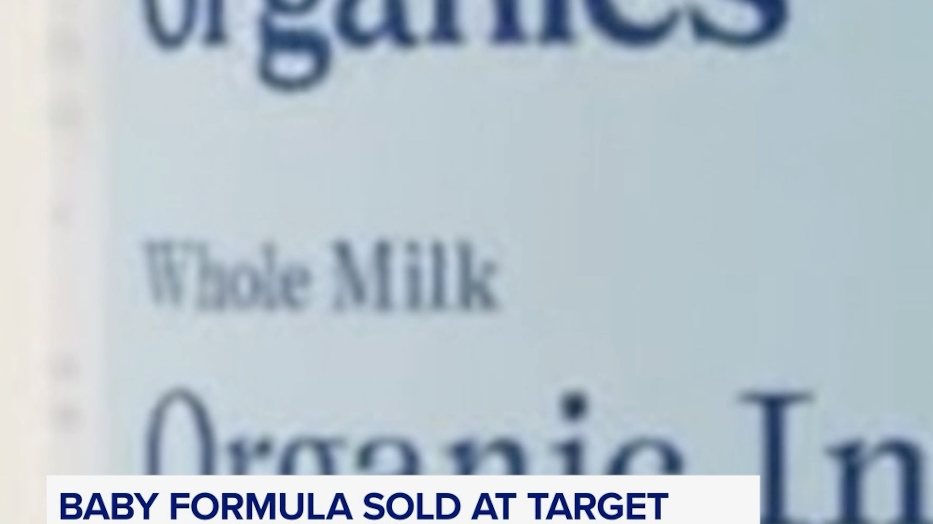 Nara Organics has recalled its organic baby formula sold at Target stores