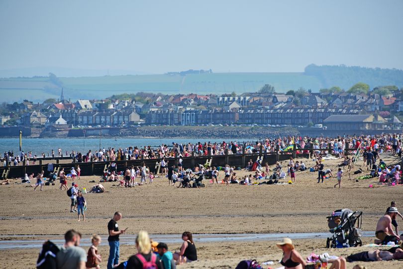 Scots warned to stay out of water at popular beach due to high bacteria ...