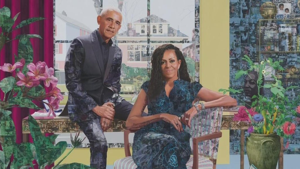 Official portrait of Barack and Michelle Obama unveiled ahead of ...