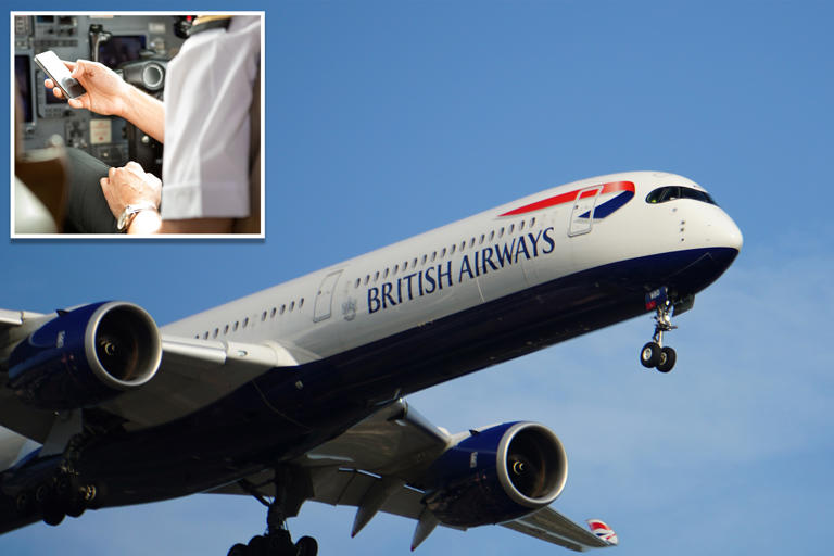 Cellphone catches fire, scorches cabin on British Airways flight en ...
