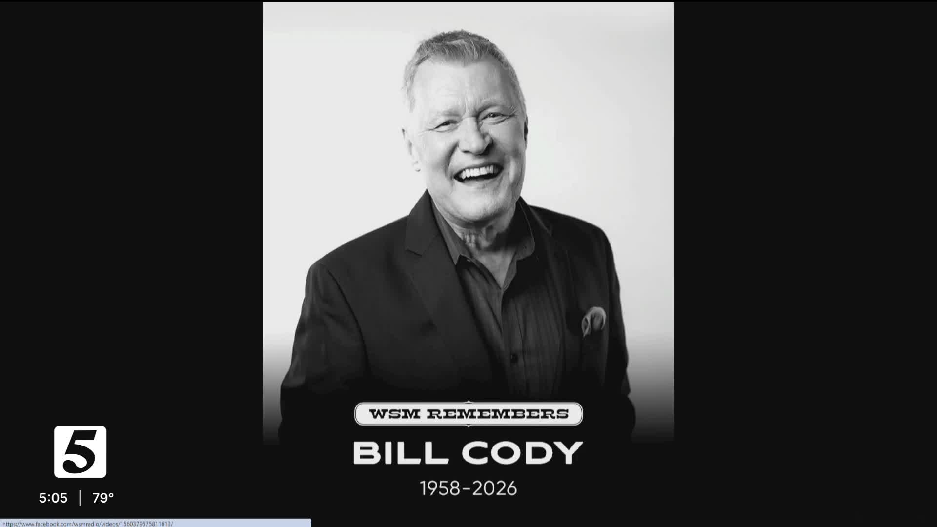 Fans, family say goodbye to WSM legend Bill Cody in Nashville