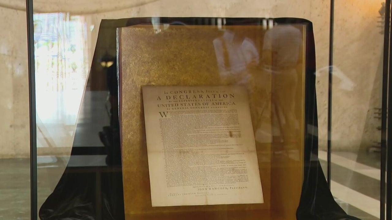 Original Declaration of Independence on display at Fair Park