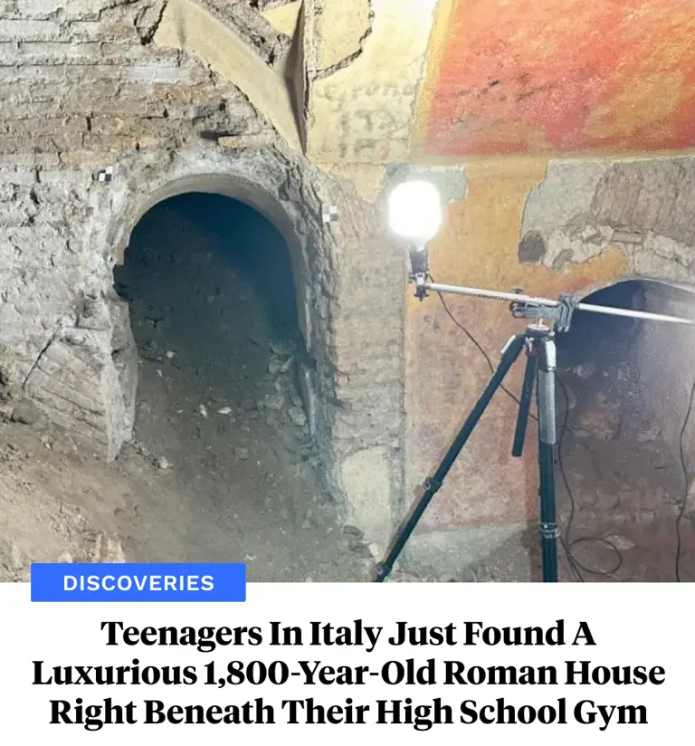 Teenagers In Italy Broke Into Their School — And Found An 1,800-Year ...