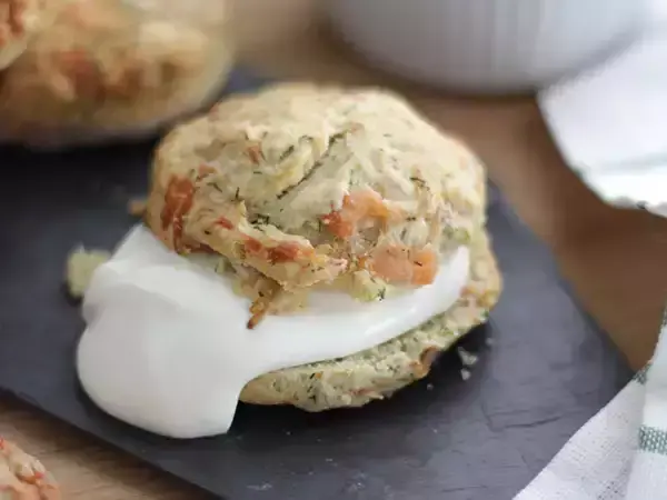 Scones de salmão