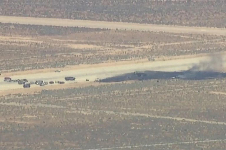 US Air Force B-52 bomber crashes in California; 8-member crew presumed dead