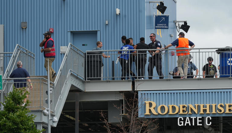 The action at Polar Park on Monday will be police training, not a game