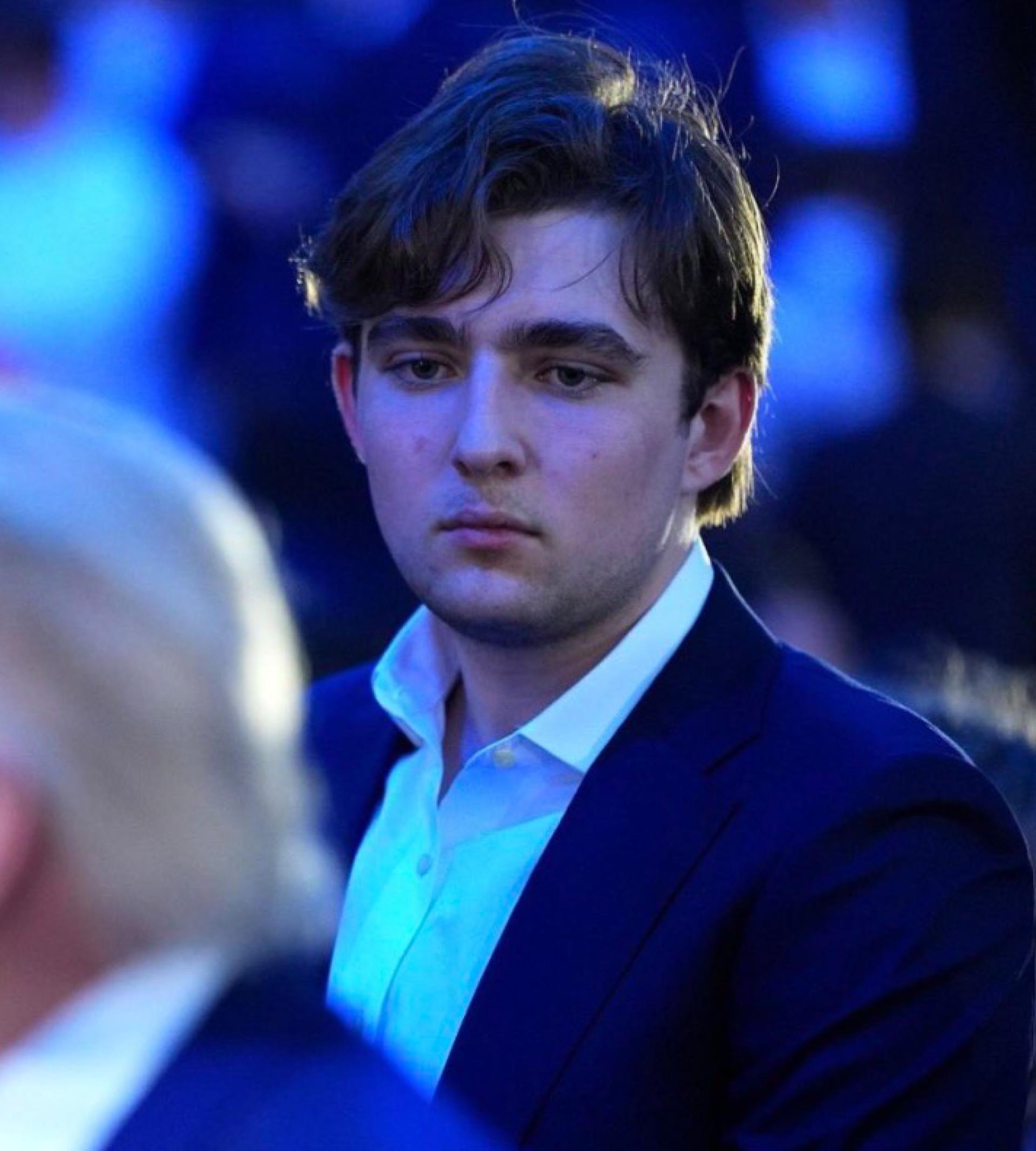 Barron Trump’s new look divides social media during White House UFC night