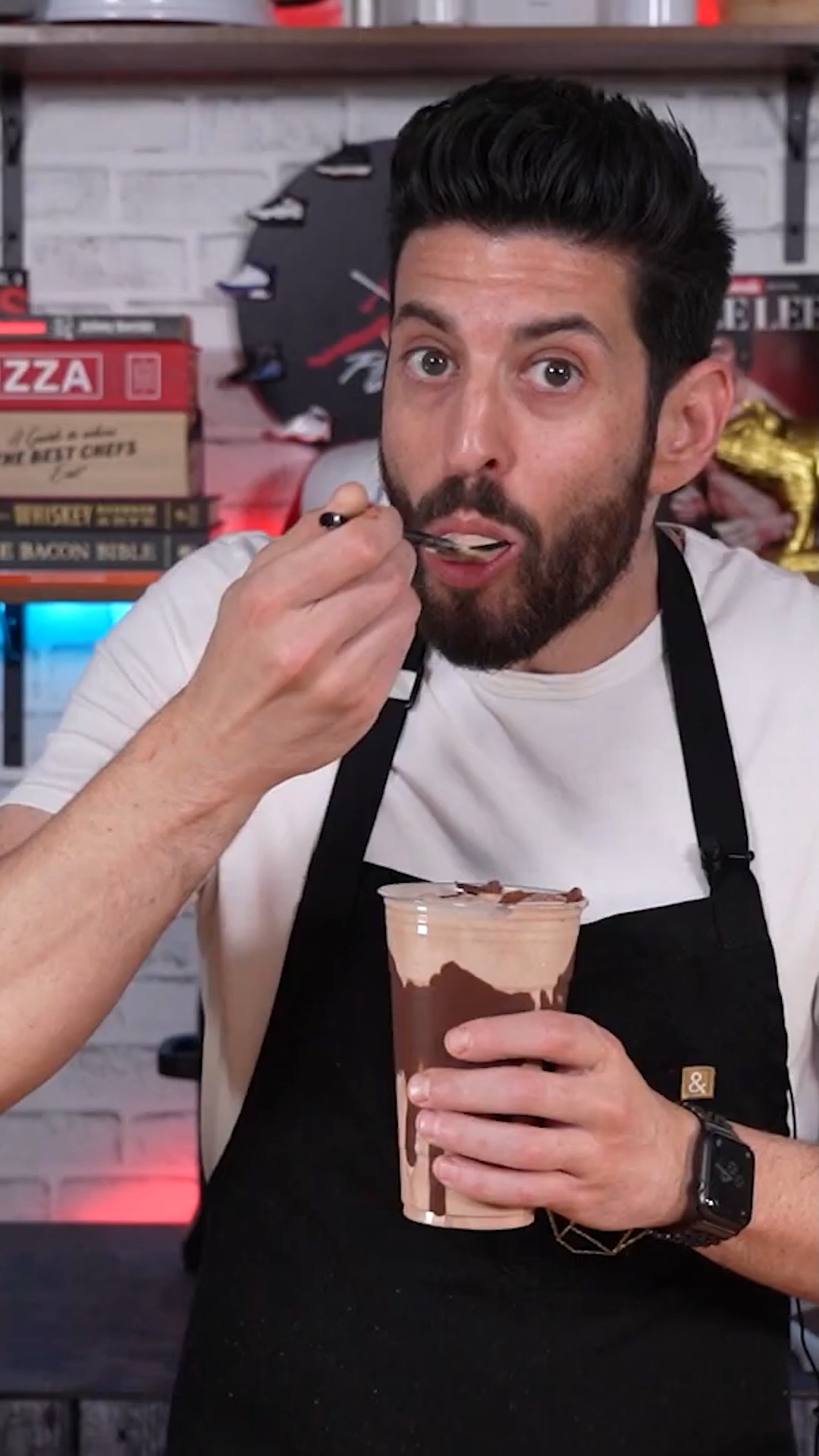 Ultimate chocolate frosty experience
