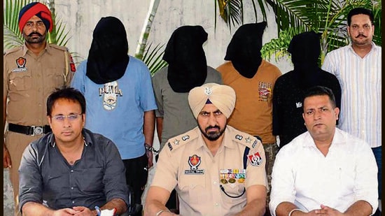 Ludhiana: Cops nab 4 aides of Europe-based gangster; seize weapons, heroin