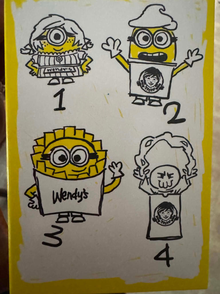 I tried the new Minions meal at Wendy's. I went bananas for this item