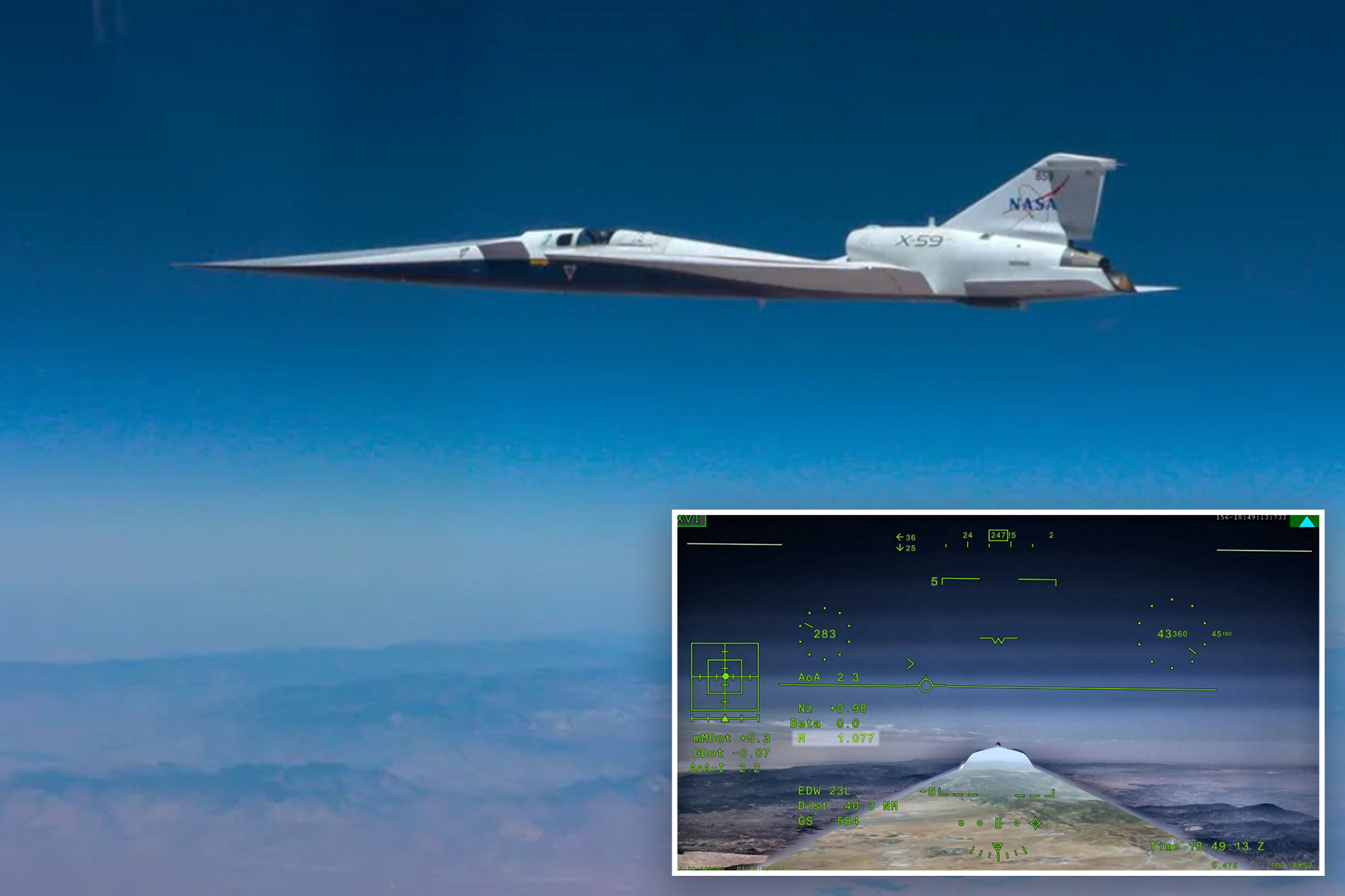 NASA’s $247M ‘Son of Concorde’ high-speed jet just broke the sound barrier