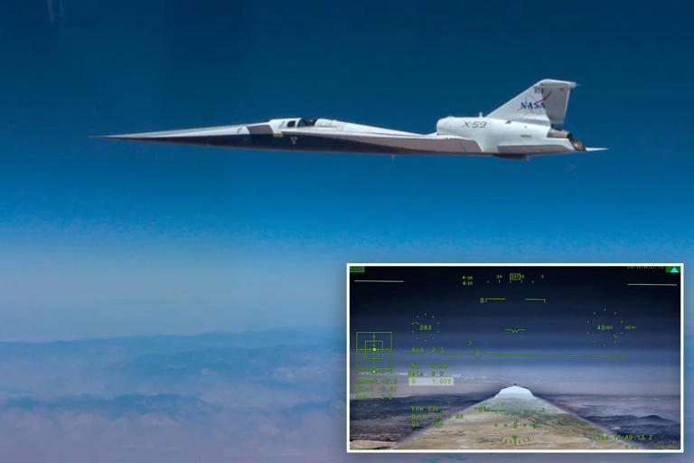 NASA’s $247M ‘Son of Concorde’ high-speed jet just broke the sound barrier