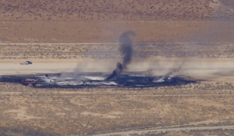 Eight crew members dead in B-52 bomber crash at California air base