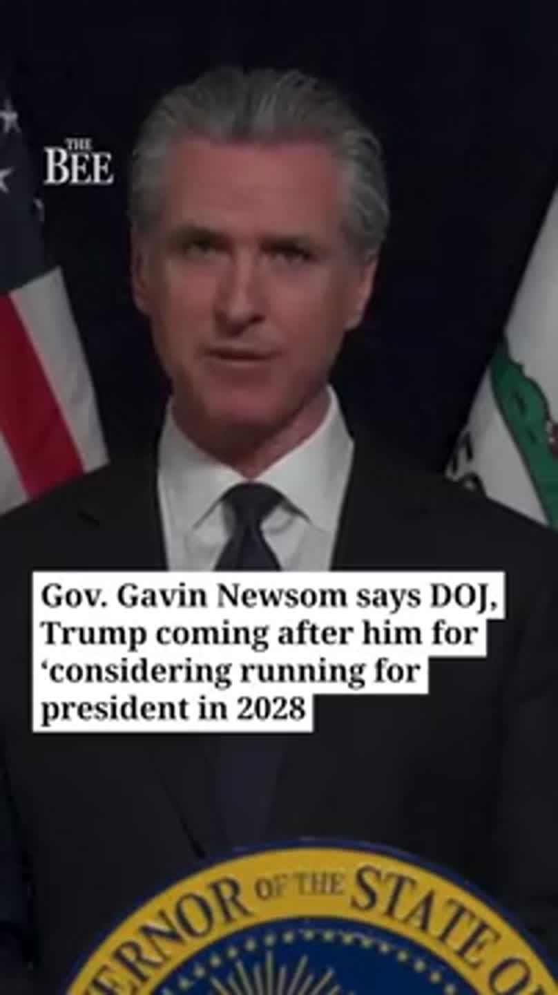 Newsom calls out Trump after acknowledging DOJ is investigating the ...