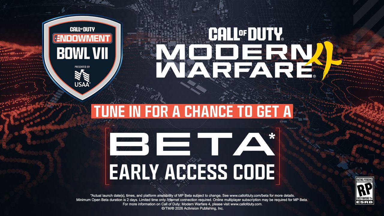 How to get Call of Duty: Modern Warfare 4 beta codes during the CODE Bowl