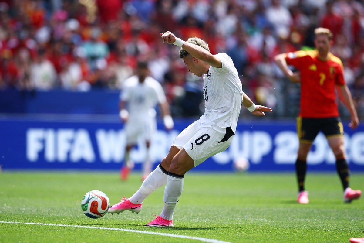 Stunning Emam Ashour strike gives Egypt lead over Belgium