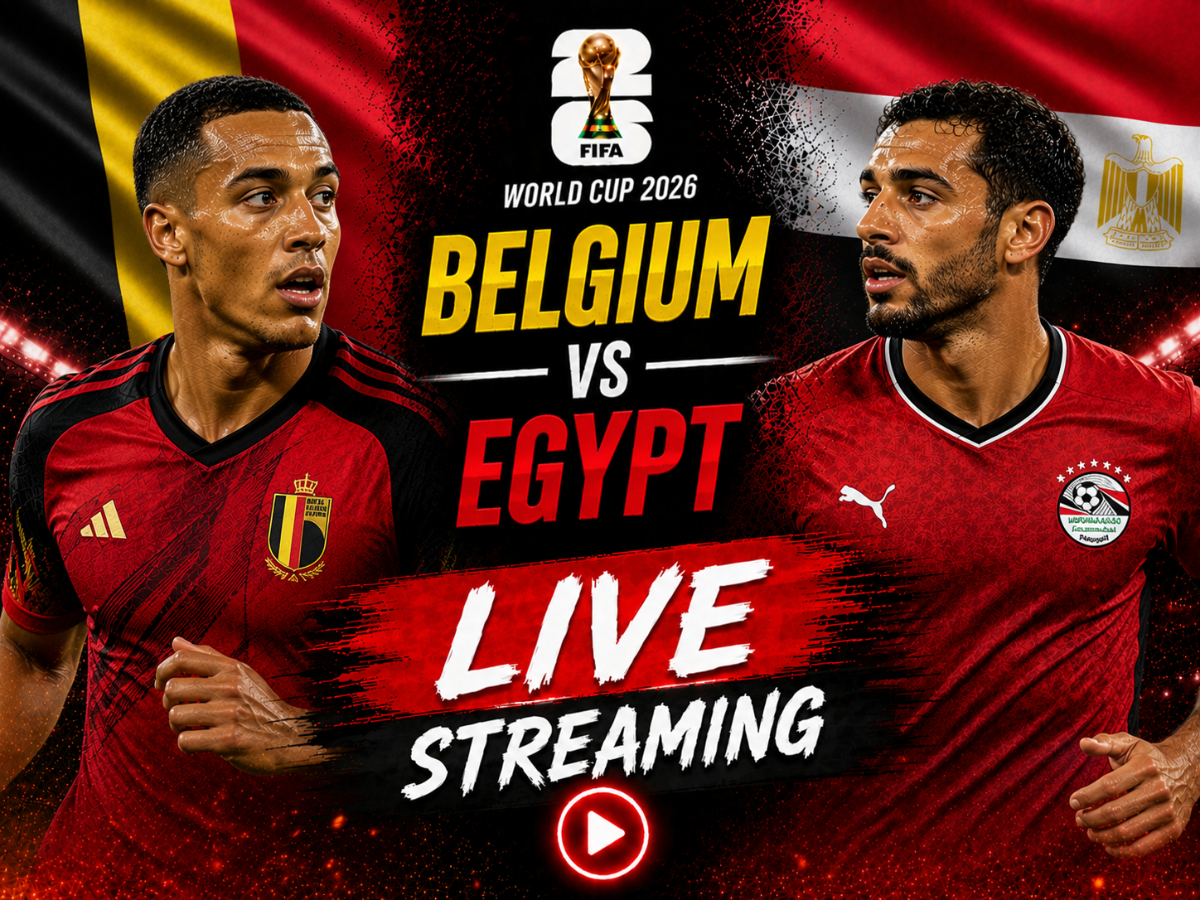 Belgium vs Egypt live streaming: Easy way to watch FIFA World Cup 2026 ...