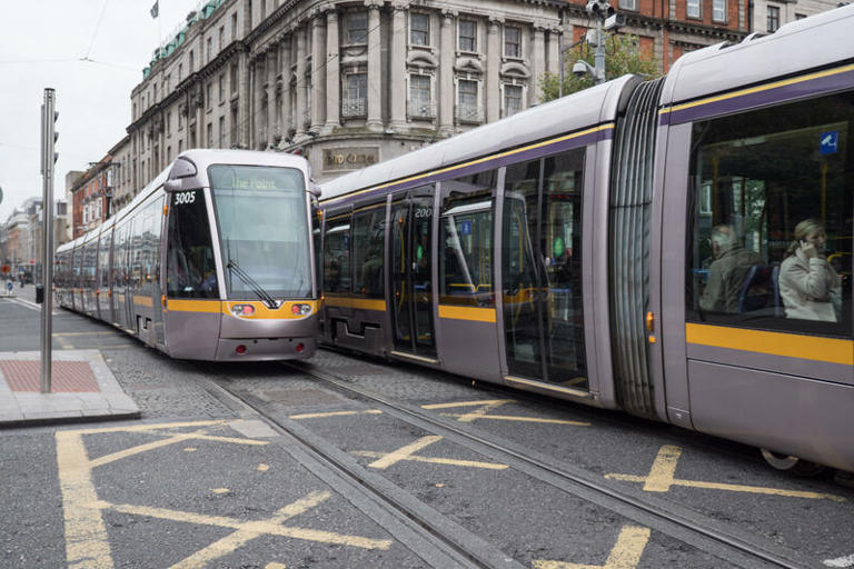 Man (70s) dies after being struck by Luas in Dublin city centre
