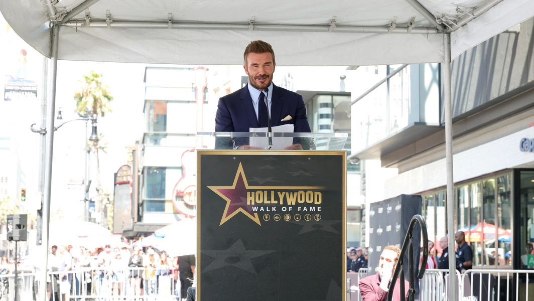 David Beckham's Hollywood Walk of Fame milestone