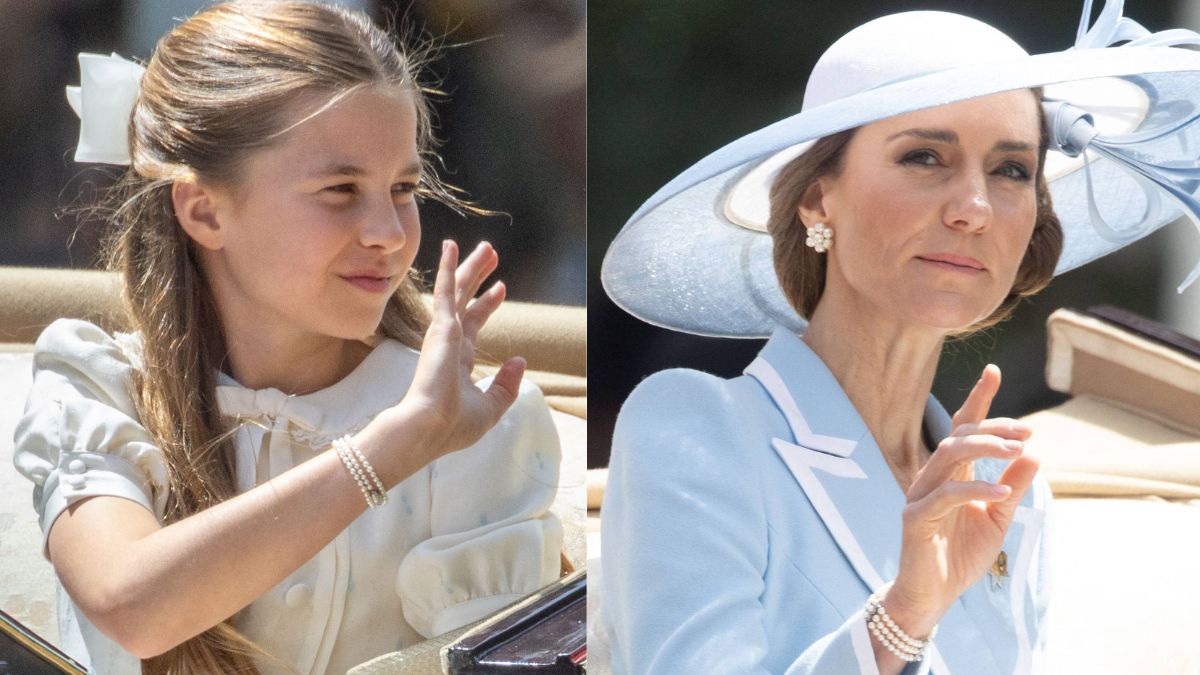 Princess Charlotte subtly corrected by mom Kate Middleton at Trooping ...