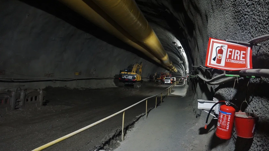 India installs first tunnel hoods on bullet train route