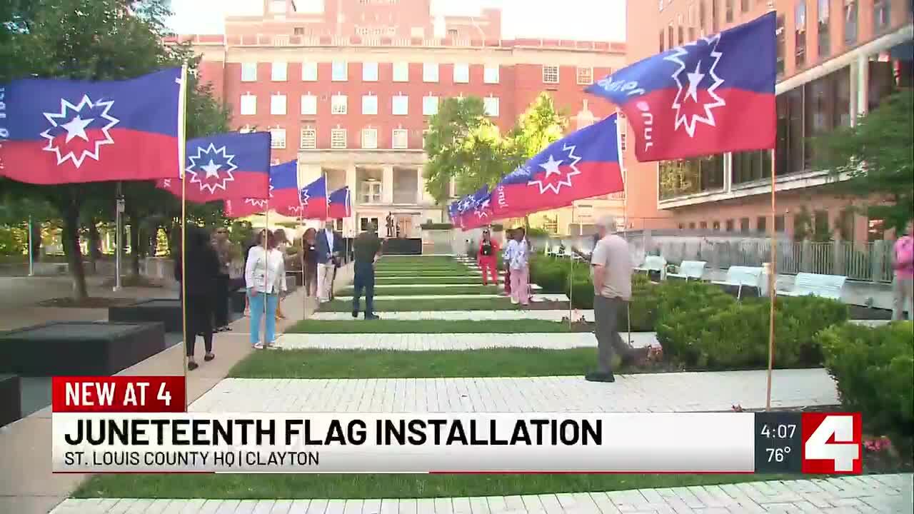 St. Louis County raises Juneteenth flags ahead of Friday holiday