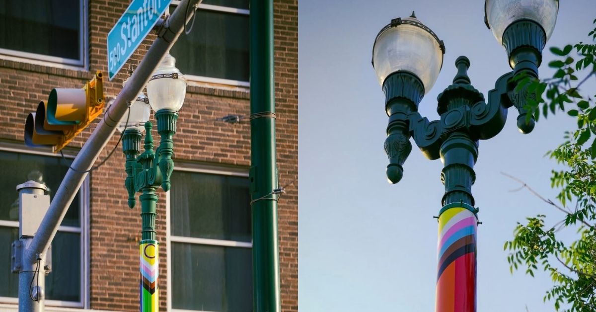 Texas banned rainbow crosswalks. So El Paso wrapped Pride flags around ...