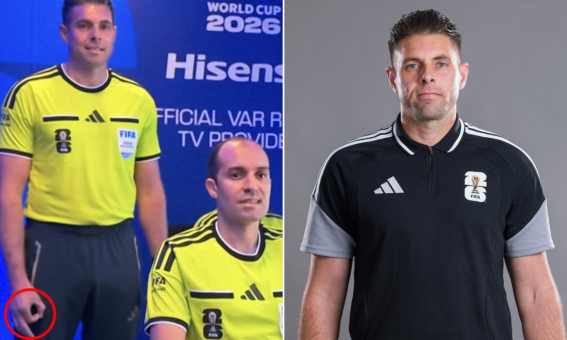 World Cup referee accused of making 'neo-Nazi' hand signal breaks ...