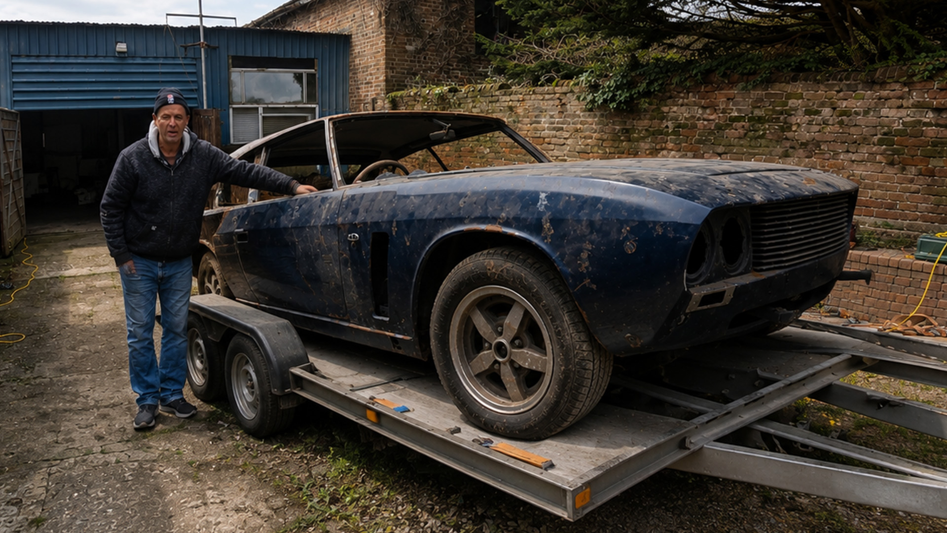 This British V8 muscle car was hidden for decades