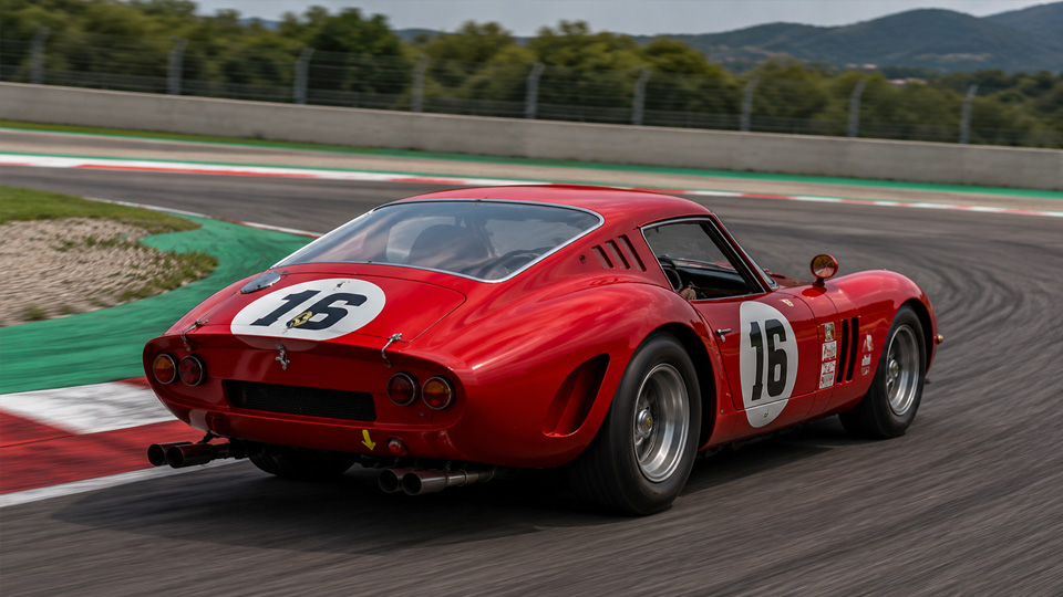 Classic Ferrari V12 sound from the 250 GT Breadvan