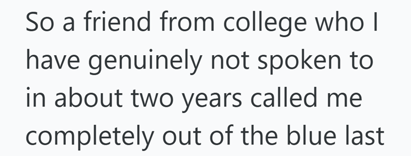 Woman ghosted her friend for 2 years, calls out of nowhere to announce ...
