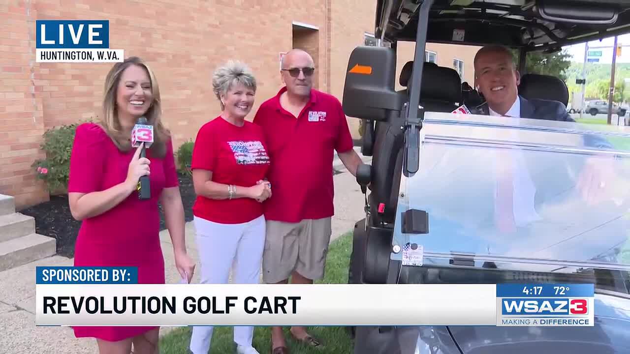 Revolution golf cart on first look at four