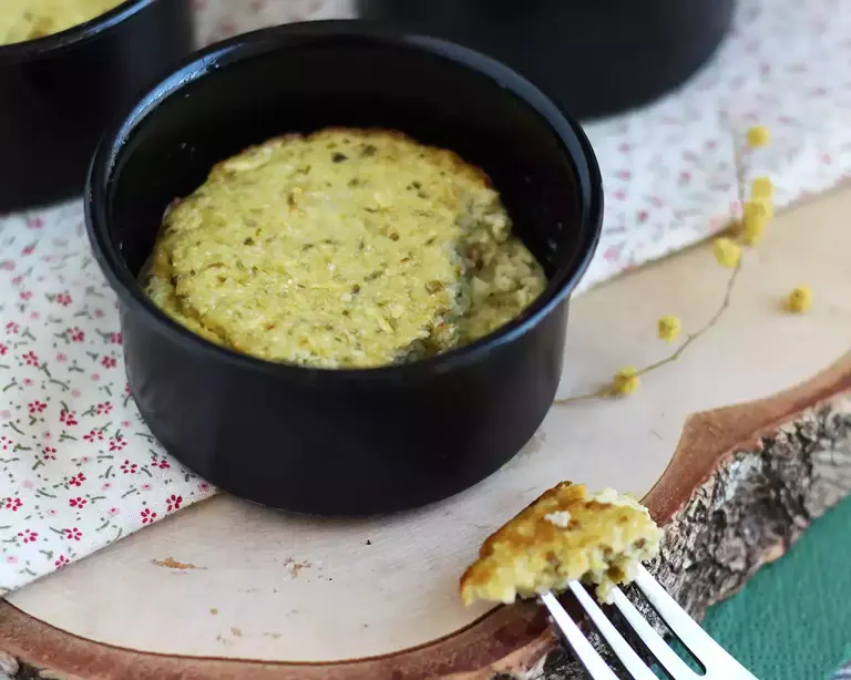 Zucchini och pestoflans - glutenfria
