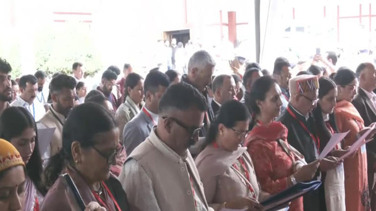 HP CM Sukhu leads anti-drug pledge for new panchayat representatives
