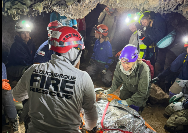 Cave rescue training course benefits New Mexico first responders