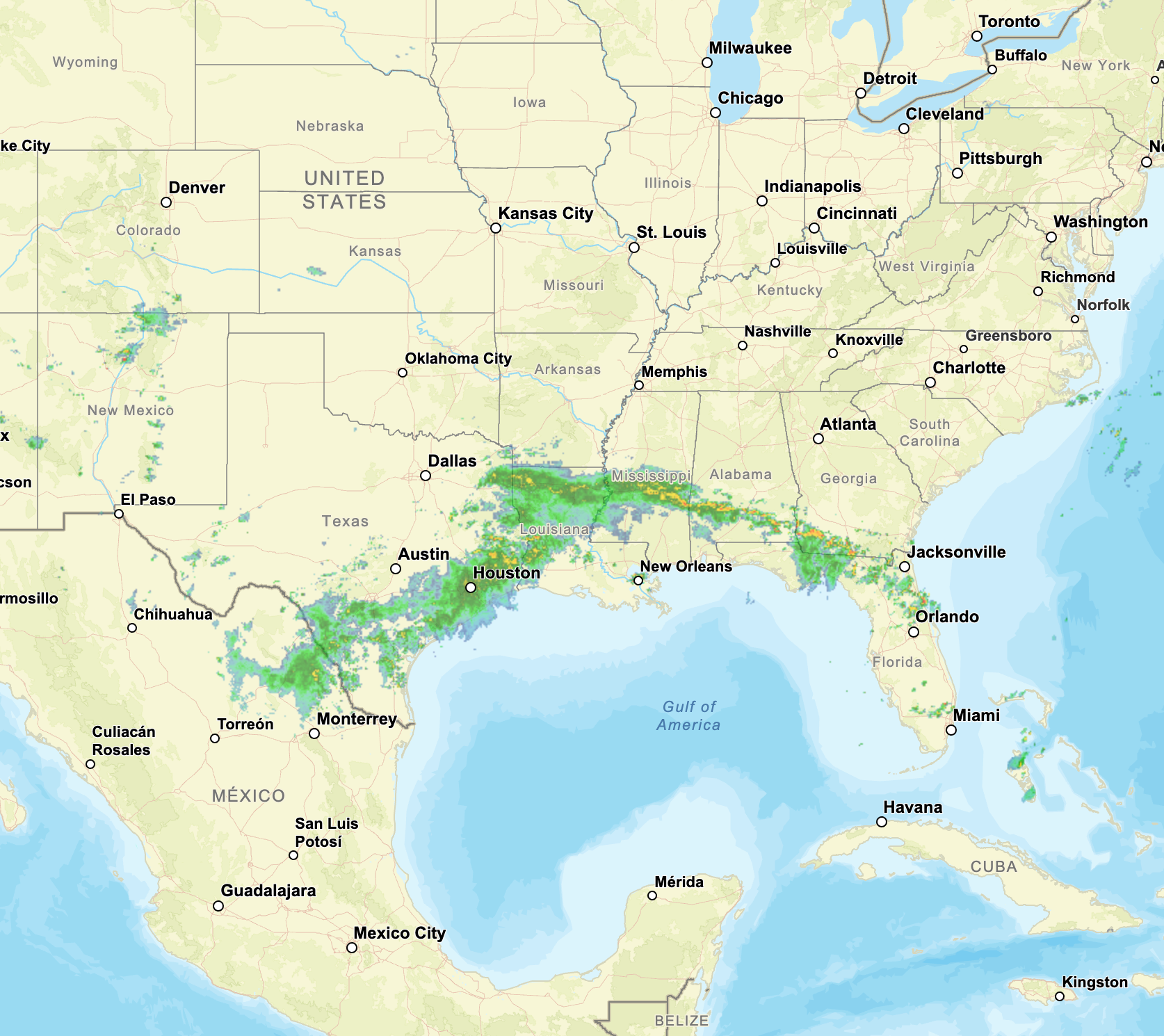 Tropical storm may form, but flood threat grows for these states