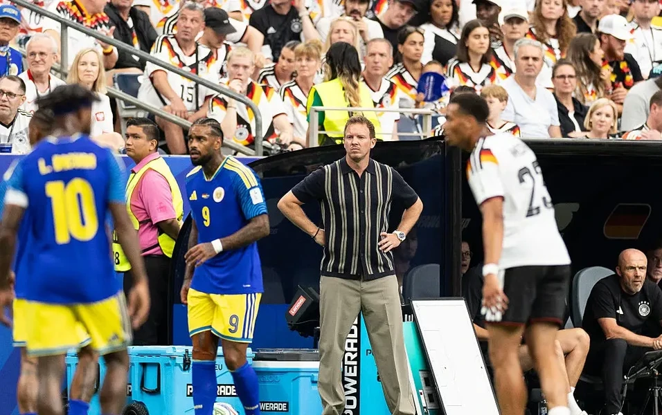 Nagelsmann's mid-match outfit changes spark cultural buzz