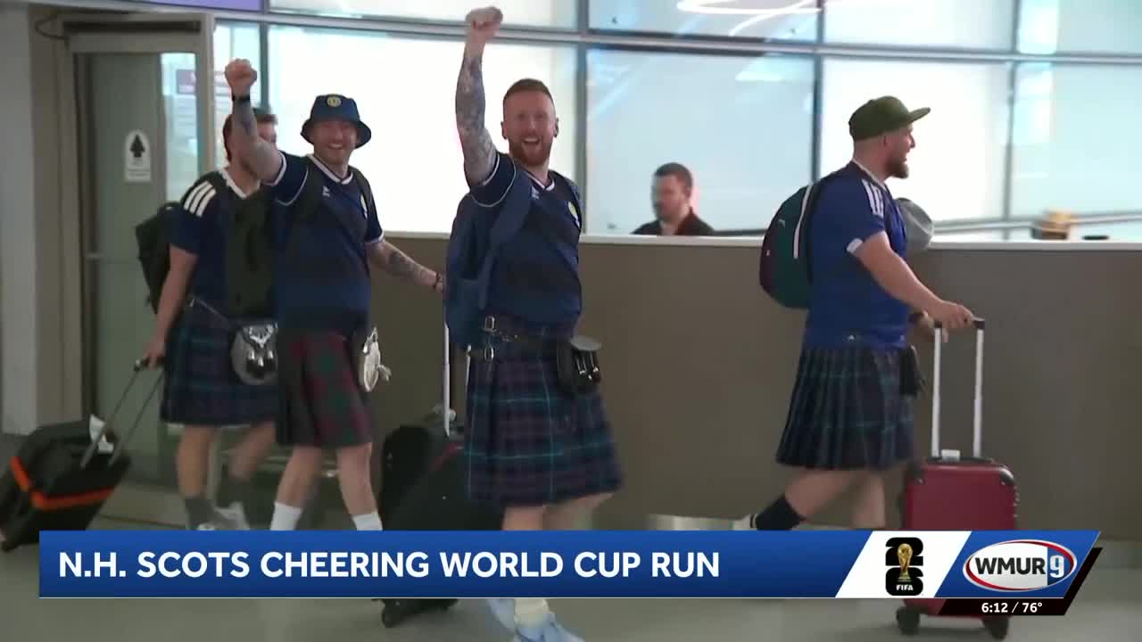 Scottish community cheering World Cup run