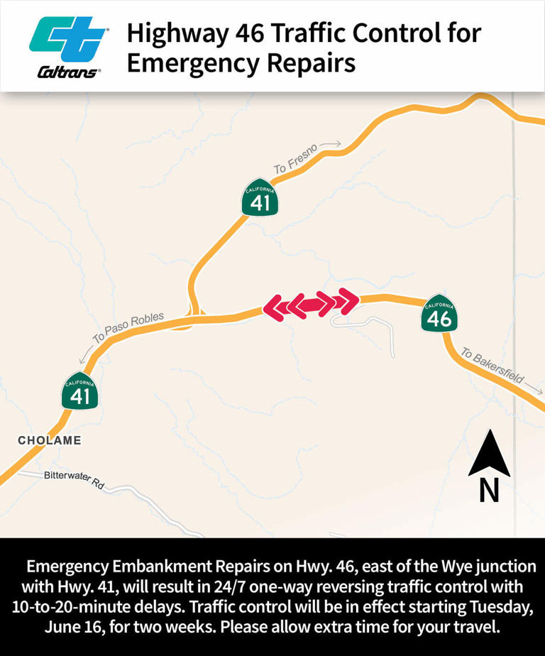 Drivers to face 2 weeks of delays on this stretch of Hwy. 46. Here's ...