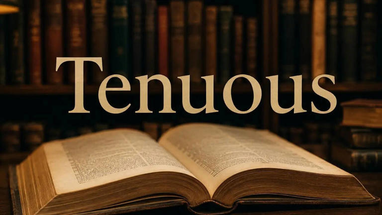 Word of the day: Tenuous